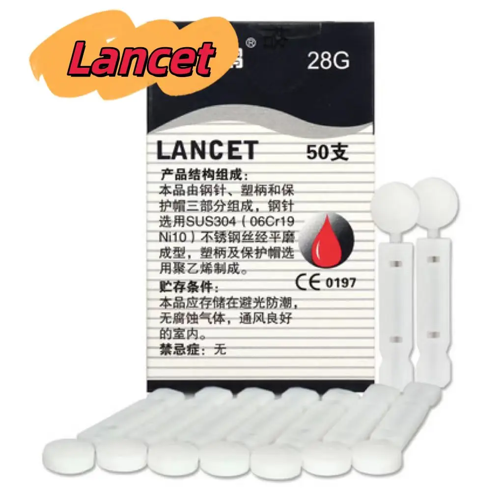 100-lancets-Flat-Blood-Lancet-Needle-Suitable-for-Accu-chek-Performa ...