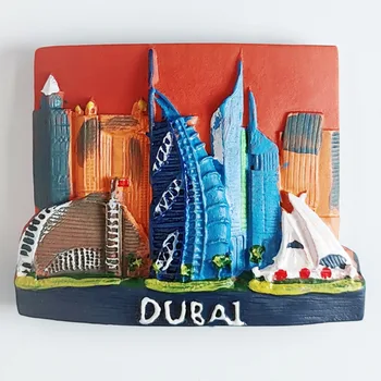 두바이 여행 기념품, 버즈 칼리파 냉장고 자석, 버즈 알 아랍 냉장고 스티커, 홈 장식, 결혼 선물