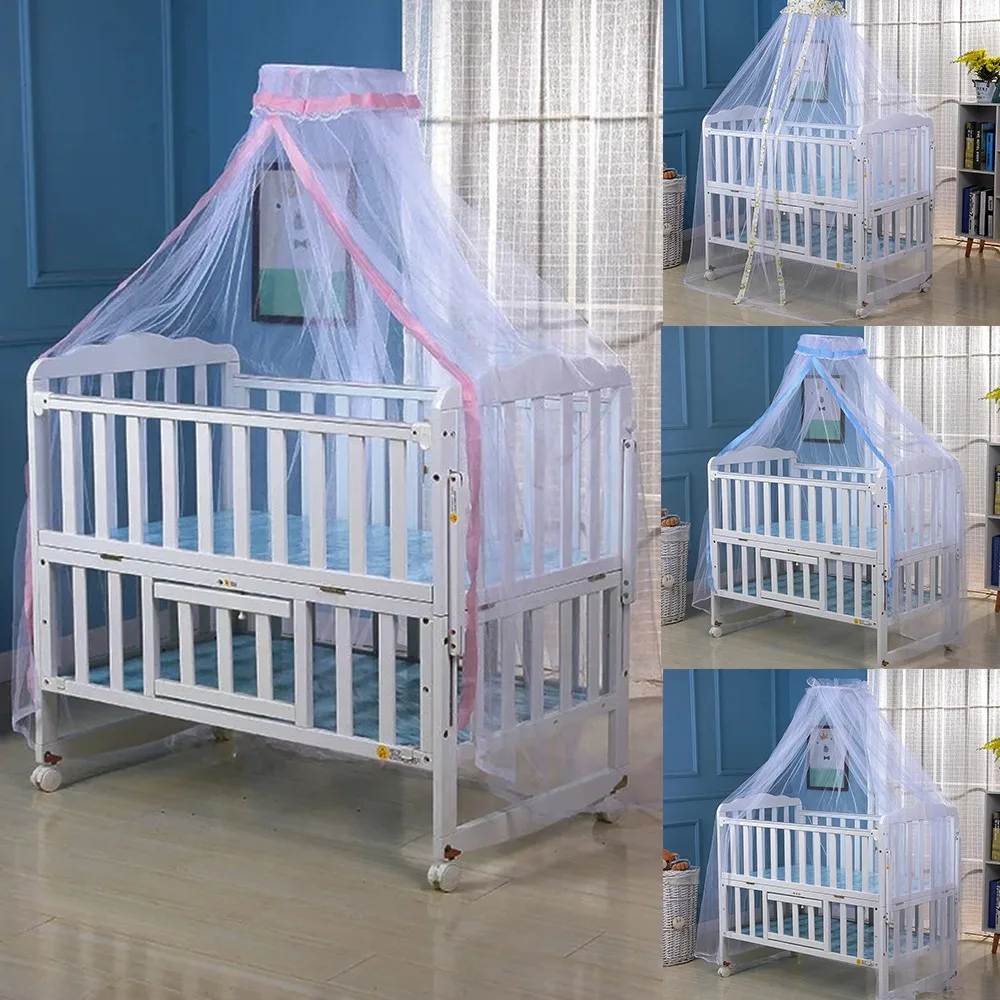 Summer-Baby-Cradle-Bed-Mosquito-Net-Mesh-Dome-Universal-Baby-Arched ...