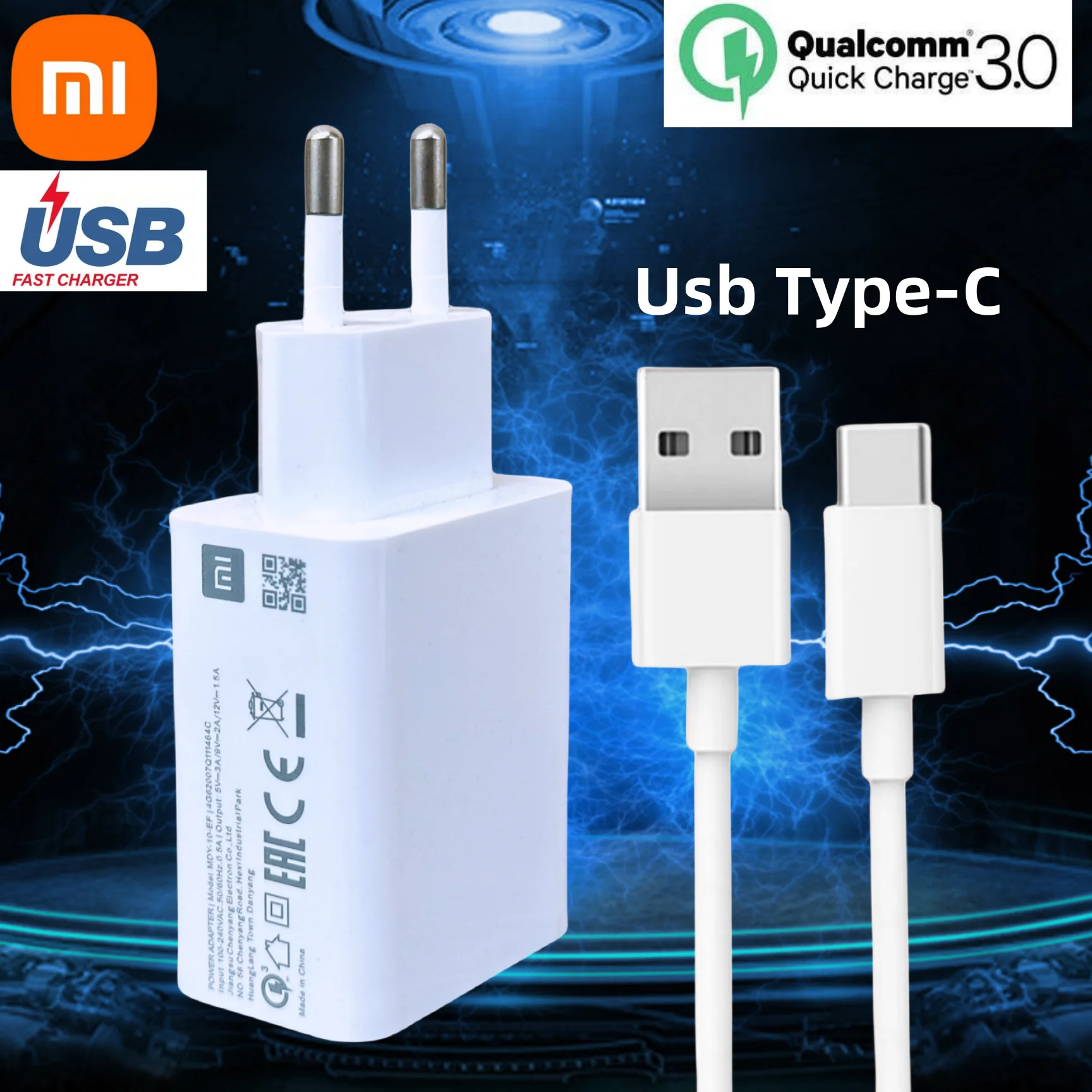 Original-Xiaomi-Redmi-13C-Charger-QC-3-0-Quick-Charge-Genuine-Usb-EU ...