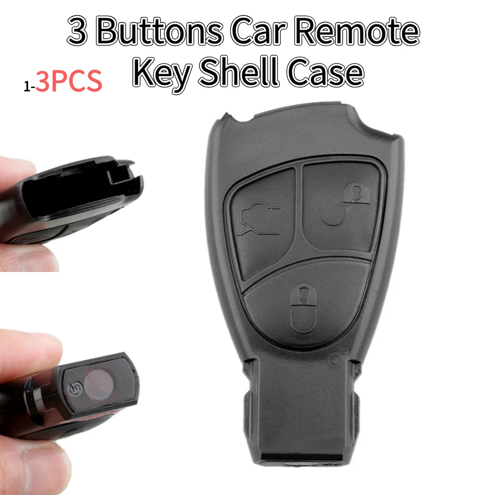 For-Mercedes-Benz-W203-W211-W204-3-Button-Car-Key-Replacement-Remote ...