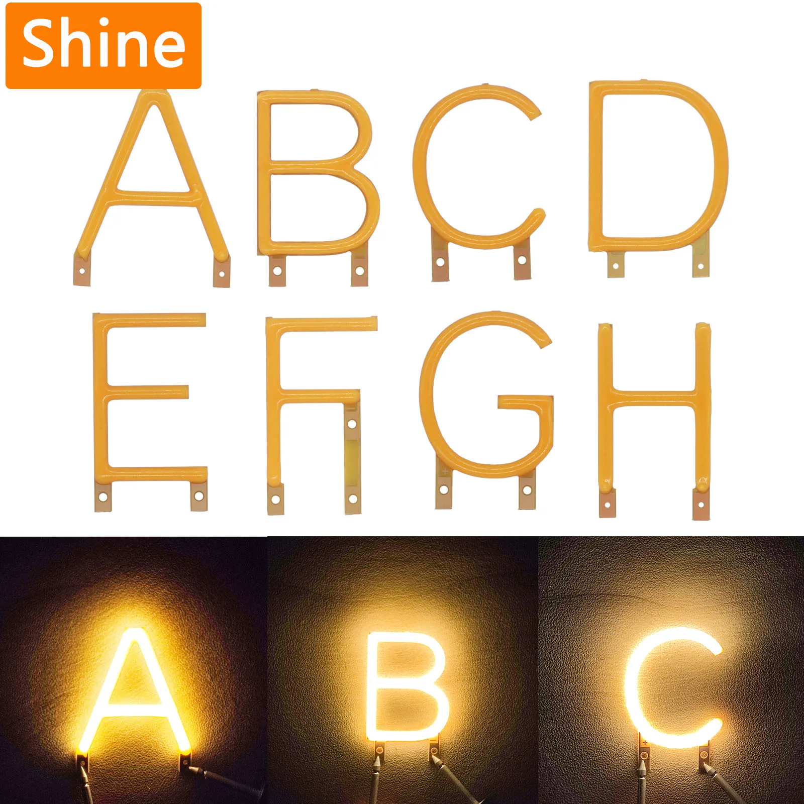 LED-COB-Edison-English-Letter-Filament-Flexible-LED-Filament-3V-Candle ...