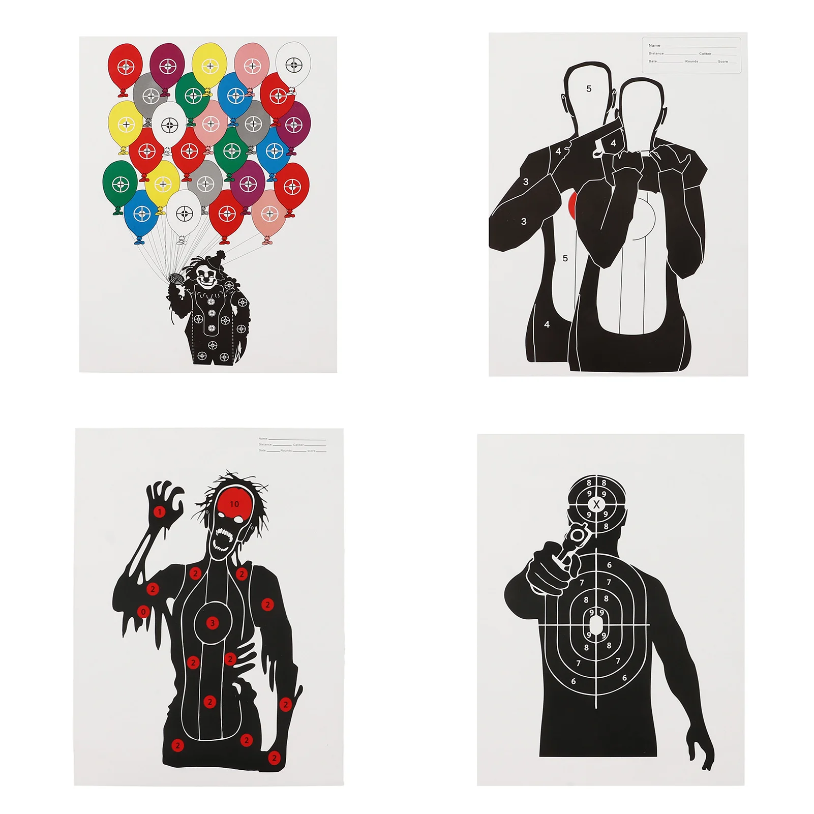 10Pcs-Shooting-Targets-Paper-Archery-Paper-Targets-Bow-Hunting-Shoot ...