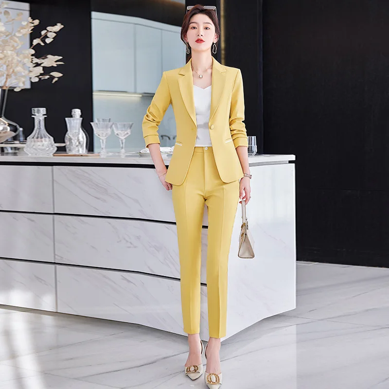 Korean-Style-Fashion-Business-Attire-Suit-Slim-Fit-Small-Business-Suit ...