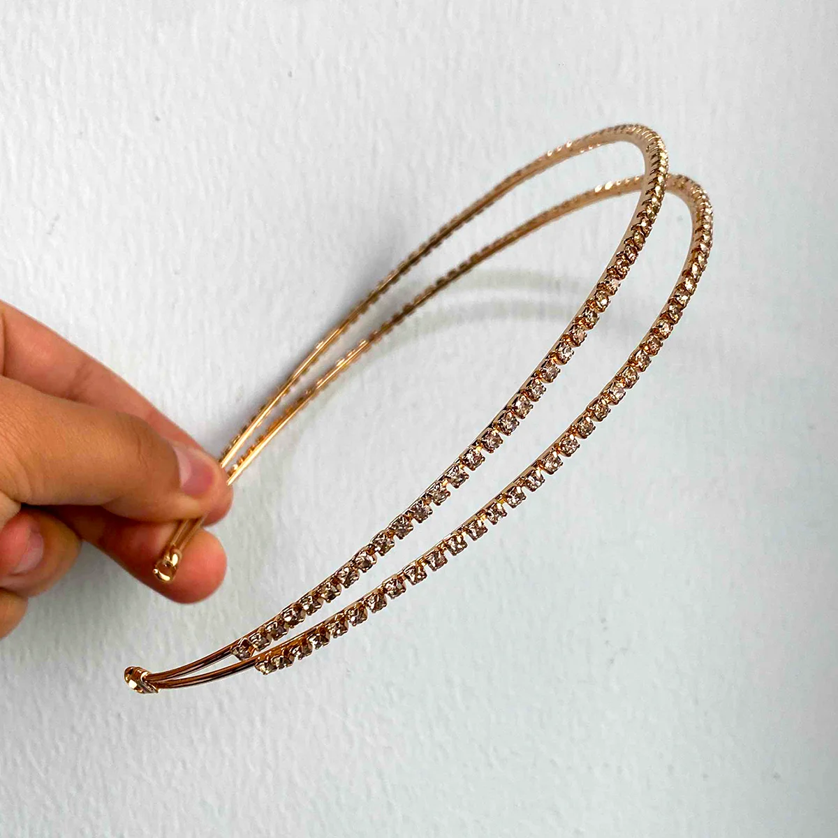 Rhinestone-Headband-Gold-Metal-Hair-Band-Diamond-Plated-Headbands-for ...