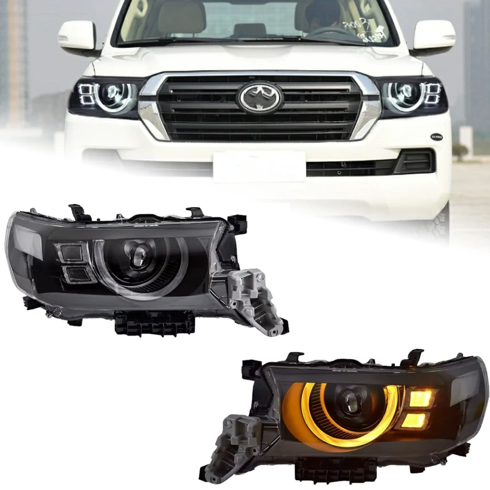 Car-Styling-for-Toyota-Land-Cruiser-Headlights-2016-2021-LC70-LC90-LED ...