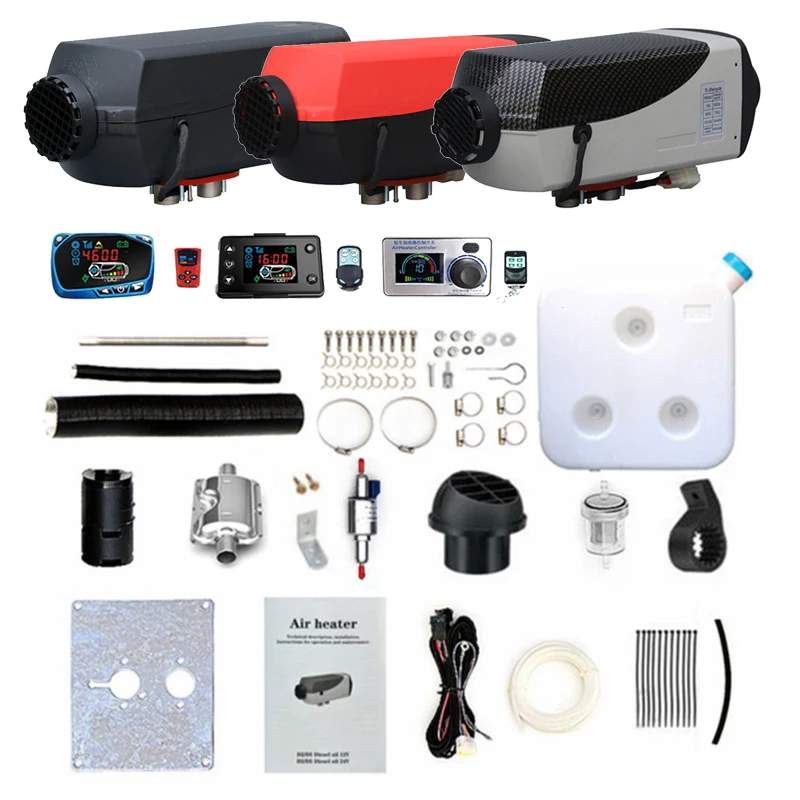 12V 24V 5Kw Car Air Heater Diesel Parking Heater Lcd Display Wireless ...