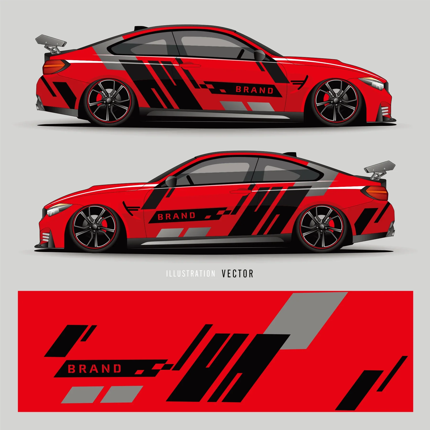 striped-racing-sticker-Car-Full-Wrap-Sticker-Car-Decal-Decorative-Cut ...