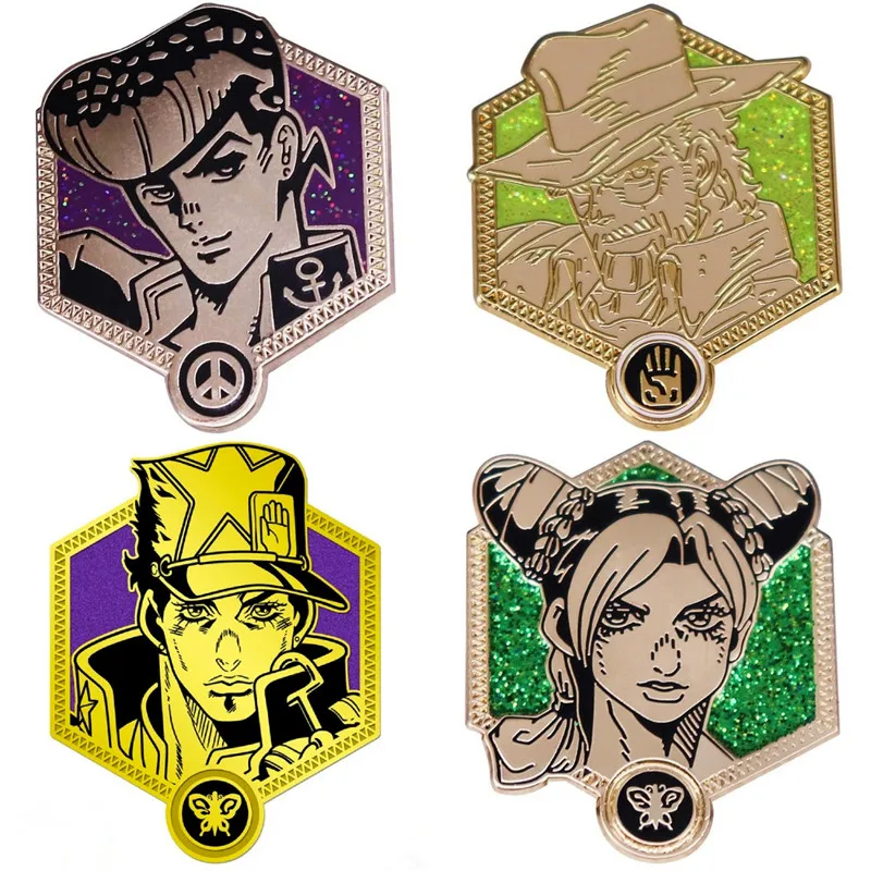 Broche de JOJO Stone Ocean Golden Jolyne Cujoh, broche de esmalte ...