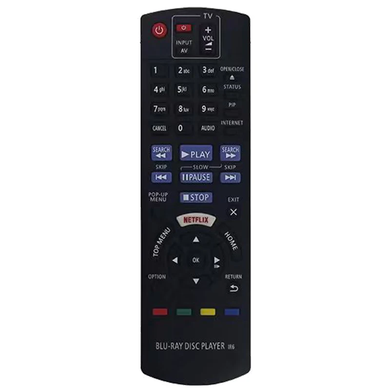 Remote Control N2QAYB001030 for Panasonic Blu-ray DVD N2QAYB001033 ...