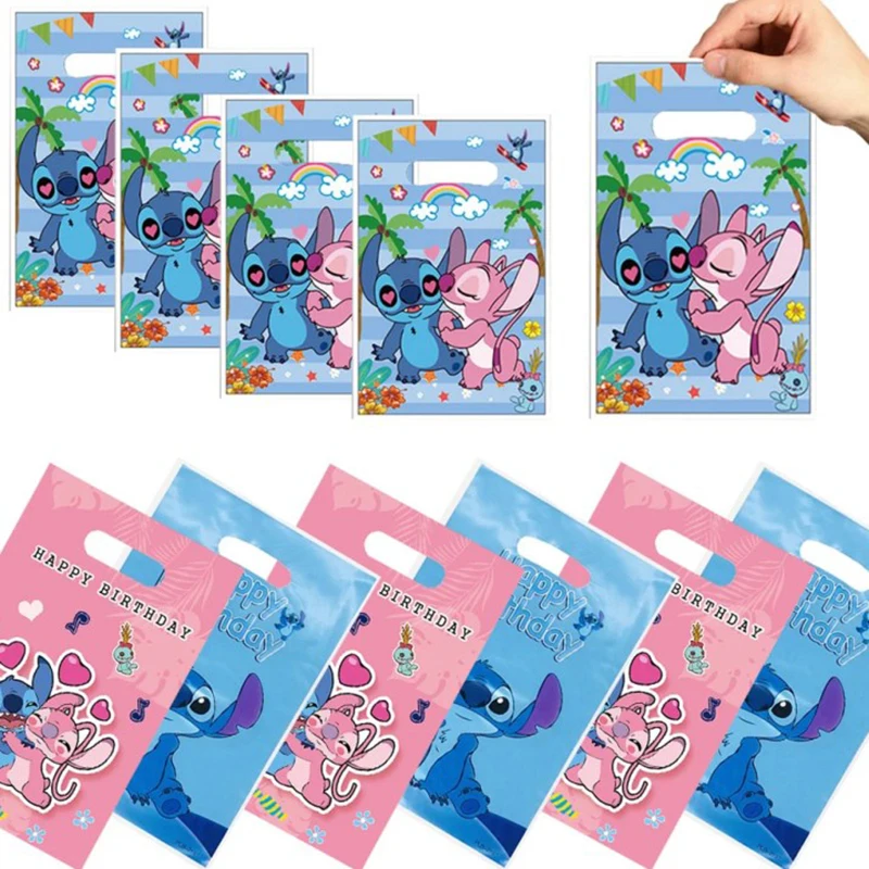 Disney-Lilo-Stitch-Party-Gift-Bag-Plastic-Blue-Stitch-Pink-Angel-Goodie ...