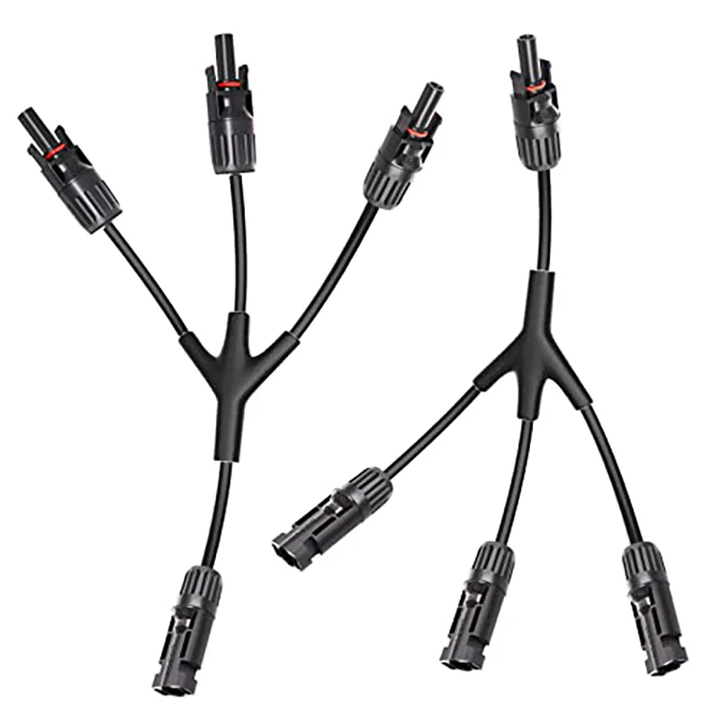Y Branch Solar Connectors Solar Panel Parallel Adapter 1 Pair Splitter ...