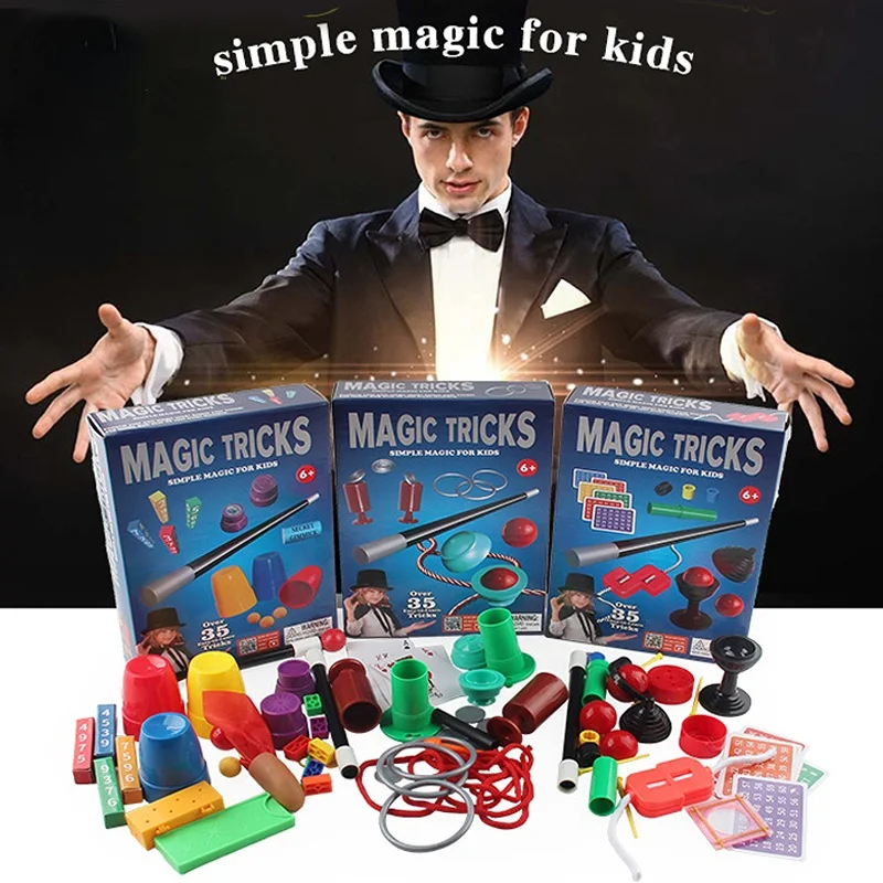 Puzzle-Simple-Magic-Prop-Beginners-Magic-Kit-Set-for-Kids-Exciting ...
