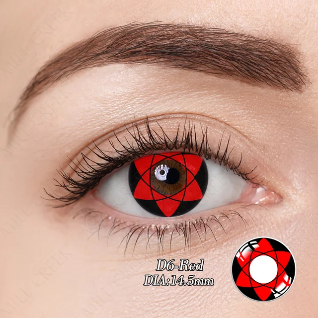 Red Contact Lenses Cosplay