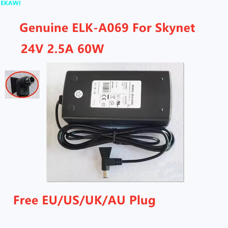 Genuine-ELK-A069-24V-2-5A-60W-AC-Adapter-For-Skynet-weinmann-WM-24480 ...