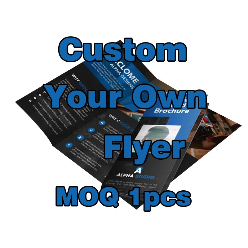 Custom-Flyer-Booklet-Instruction-Manual-Pamphlet-Menuel-Any-Size-Design ...