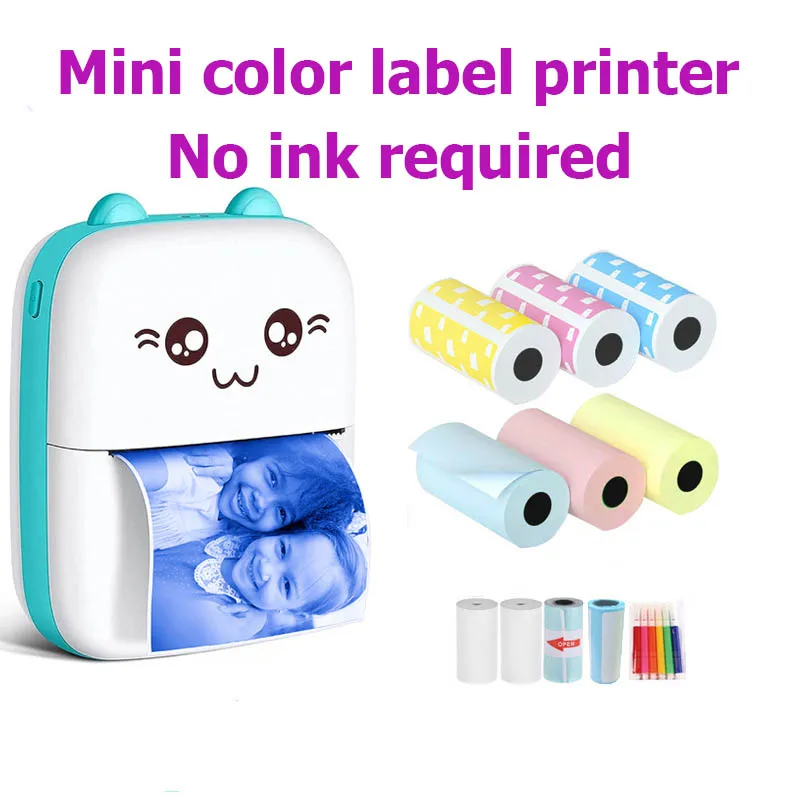 Student-Pocket-Mini-Mistakes-Office-Small-Portable-Photo-Printer-Color ...