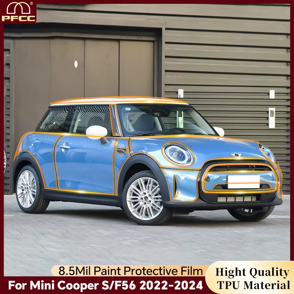 8.5Mil TPU Anti-scratch Paint Protection Film For Mini F56 Cooper S 2 ...