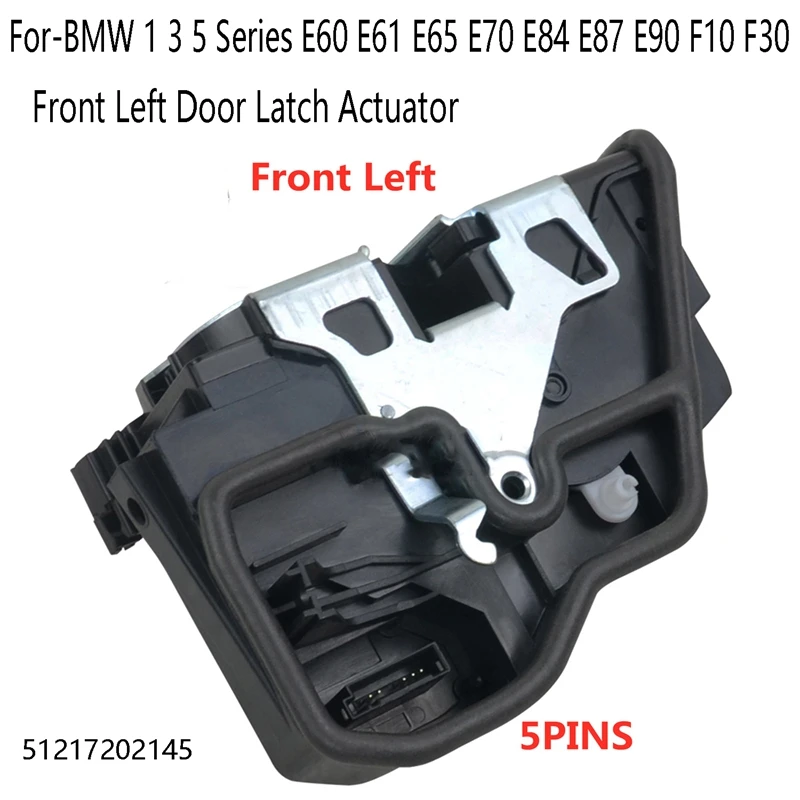 Front Left Door Latch Actuator Catch 51217202145 for BMW 1 3 5 Series ...