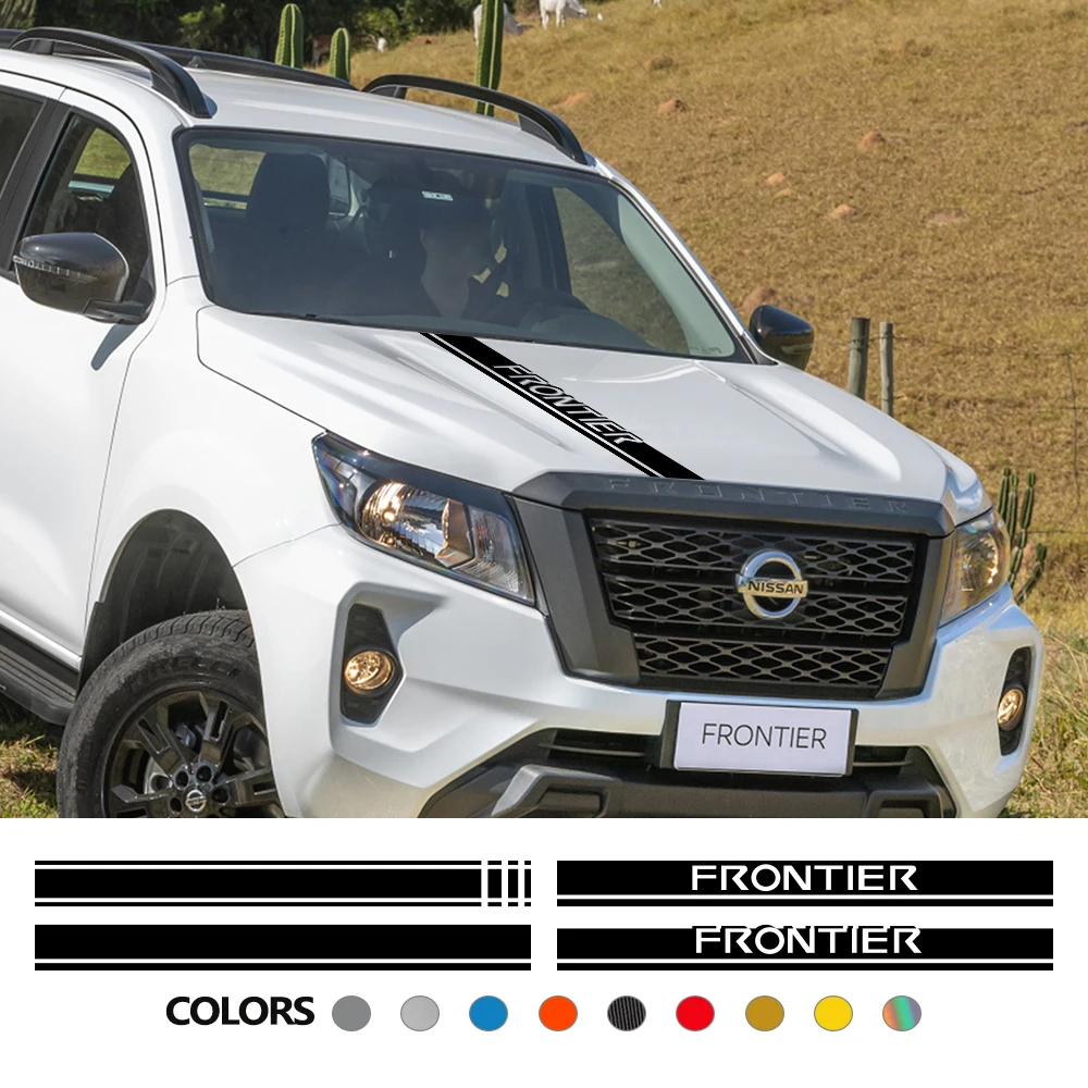 Pickup-Hood-Sticker-For-Nissan-Frontier-NP300-D40-D22-Truck-Vinyl ...