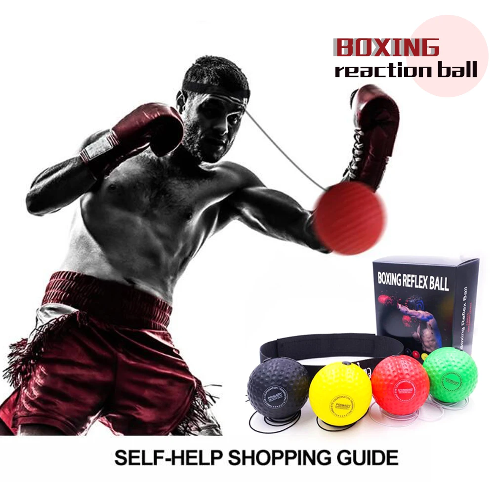 Boxing-Reflex-Ball-Head-Band-Head-mounted-Boxing-Speed-Ball-Sanda ...