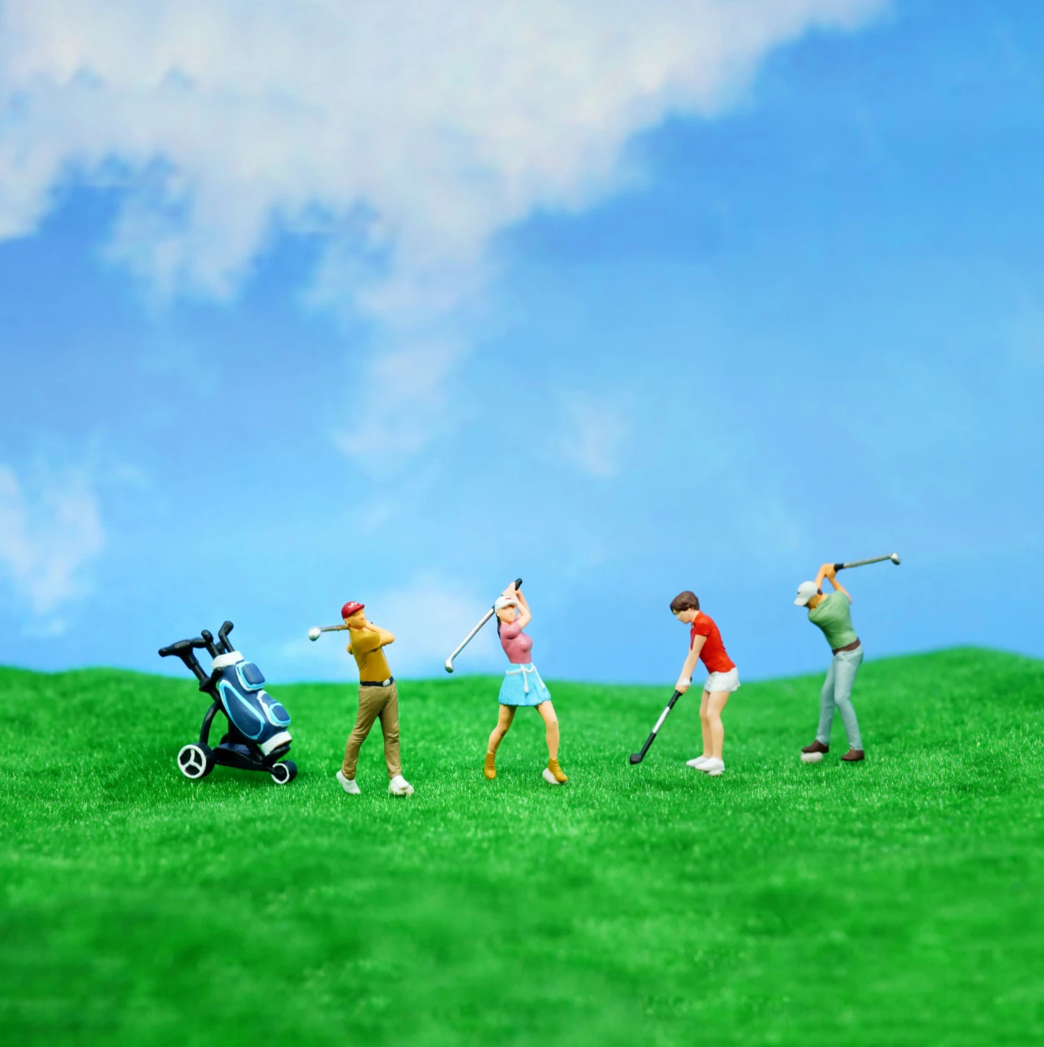 1-64-Brand-Miniature-Golf-Figures-Set-Model-3D-People-DIY-Model-Making ...