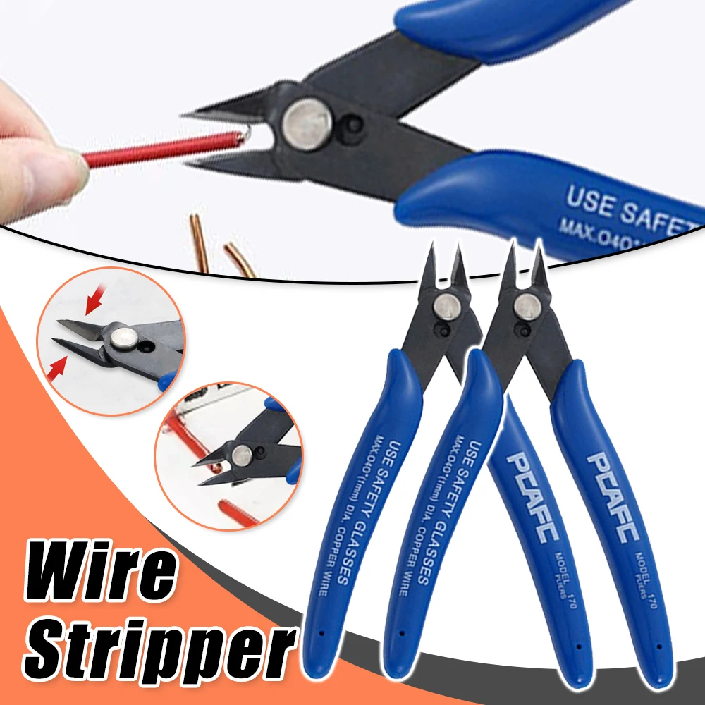 Multicolor-170-Wire-Cutter-DIY-Trimmer-Diagonal-Side-Cutting-Cable-Wire ...