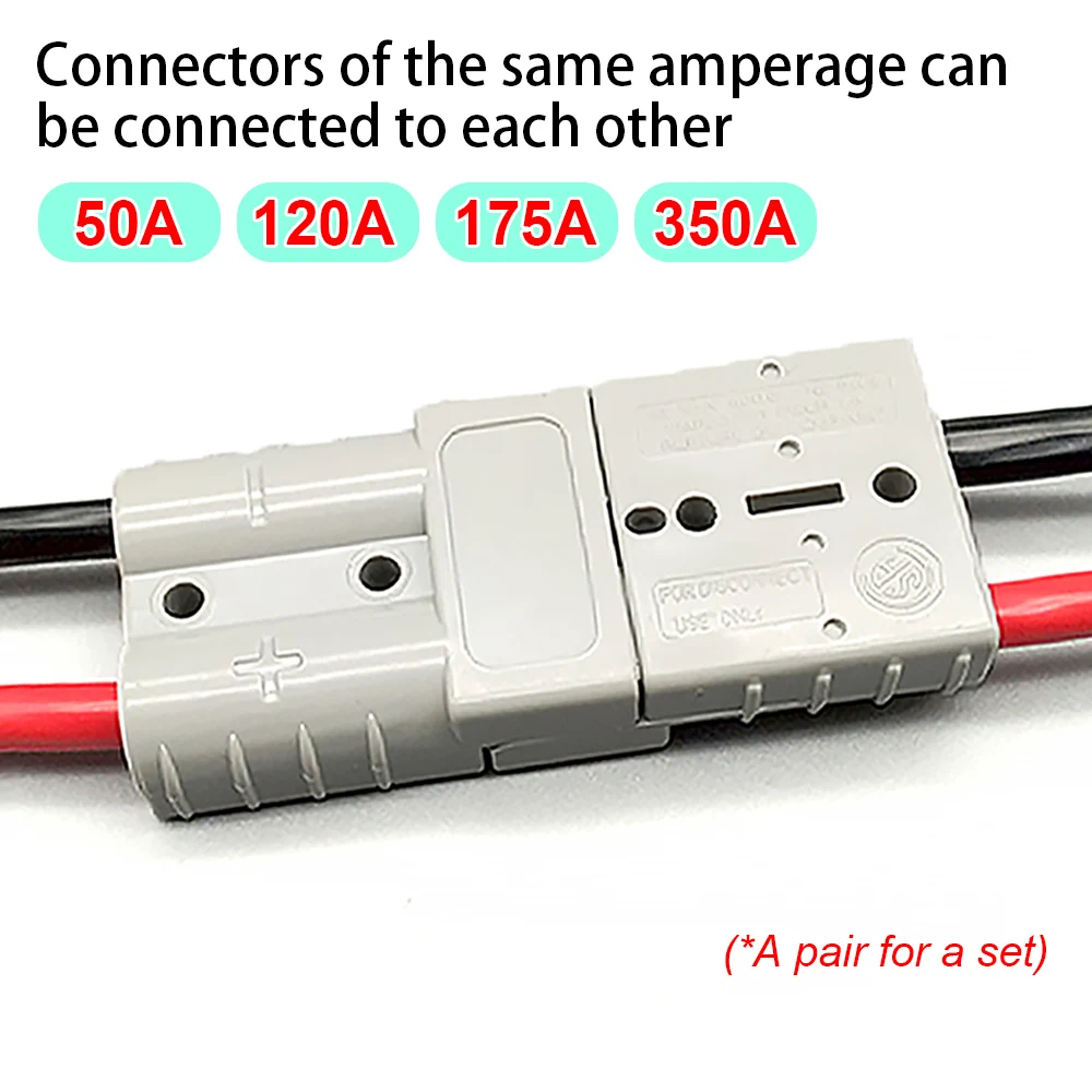 2 Pin Battery Connector 50A 120A 175A 350A 600V High Current Connector ...