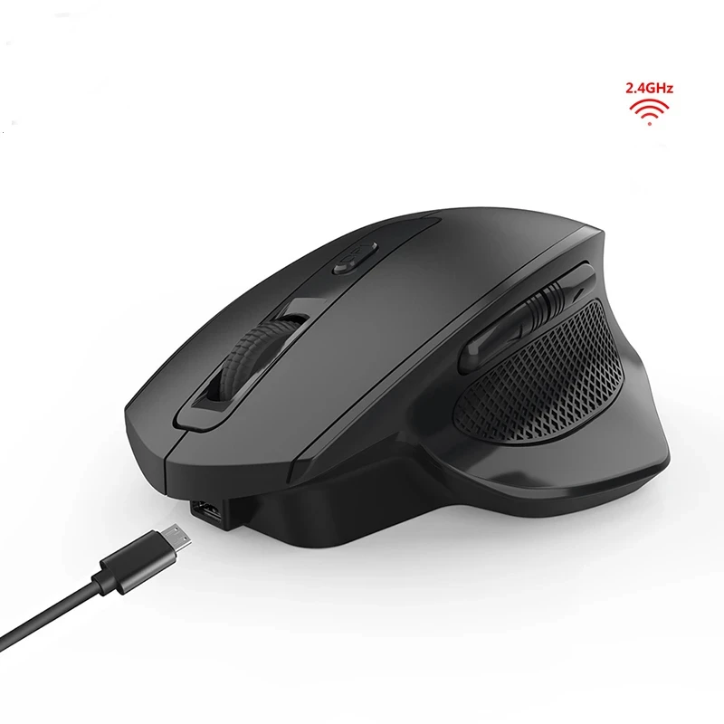 Rechargeable USB Wireless Mouse Right Hand Vertical Mouse for Laptop ...