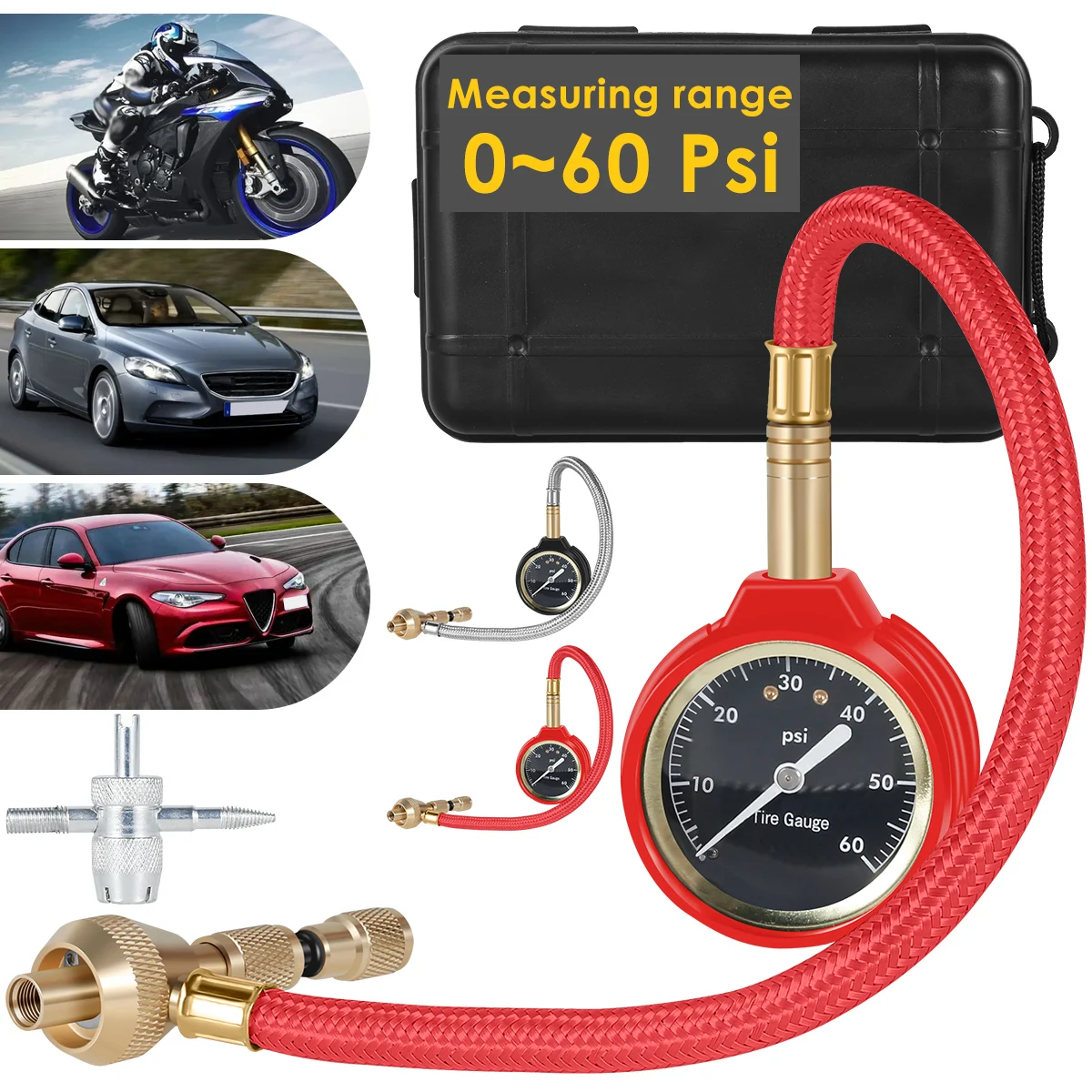 Adjustable-Tire-Deflators-w-0-60-PSI-Gauge-2-Glowing-Dial-Auto-Tire ...