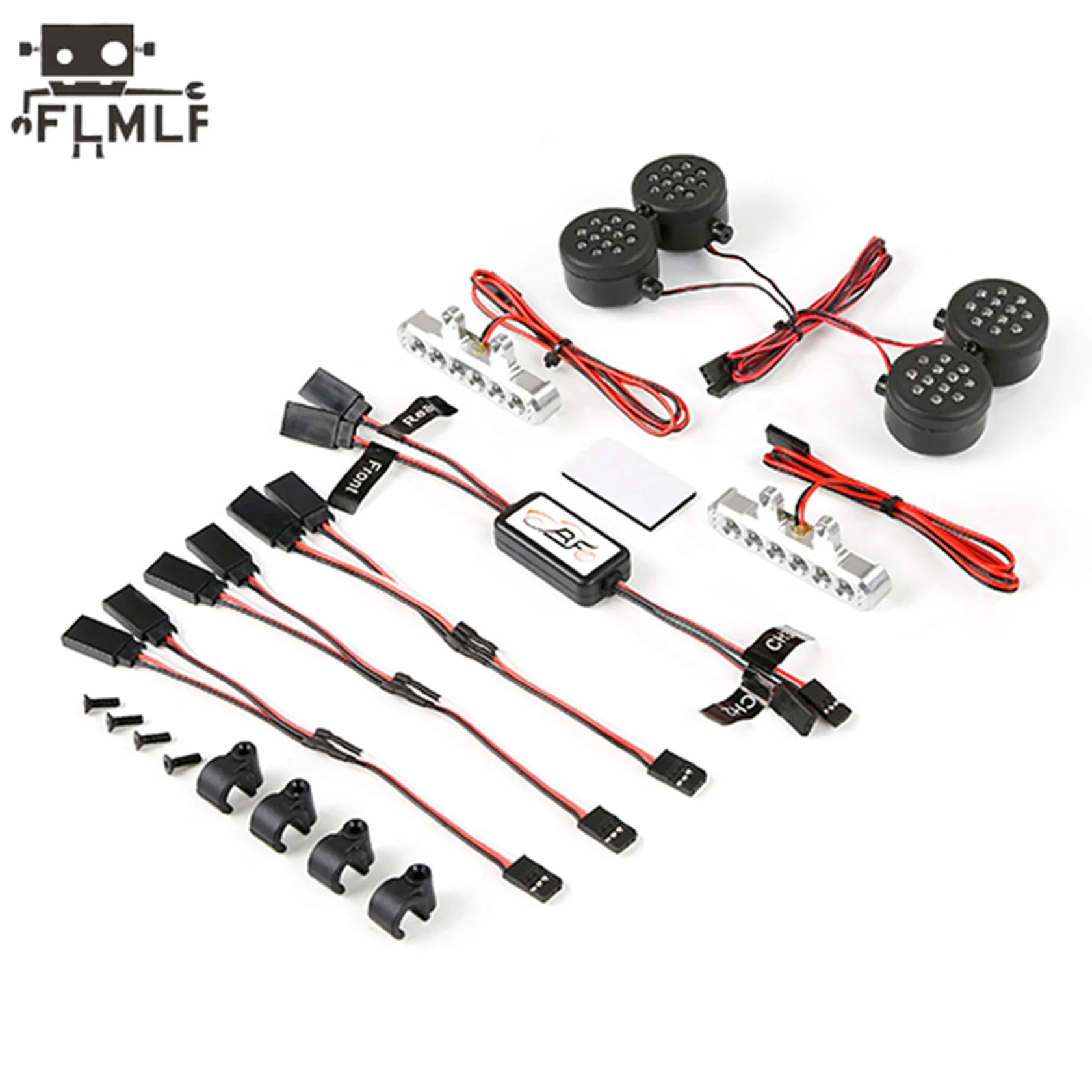 Rc-Car-LED-Light-Set-Front-Lamp-Headlight-Rear-Tail-Lights-Kit-for-1-5 ...