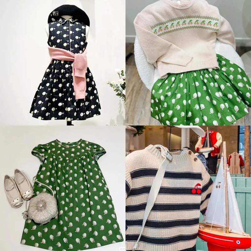 PER-SALE 2025 Autumn Winter BP Boys Girls Dress Girls Skirts Boys ...