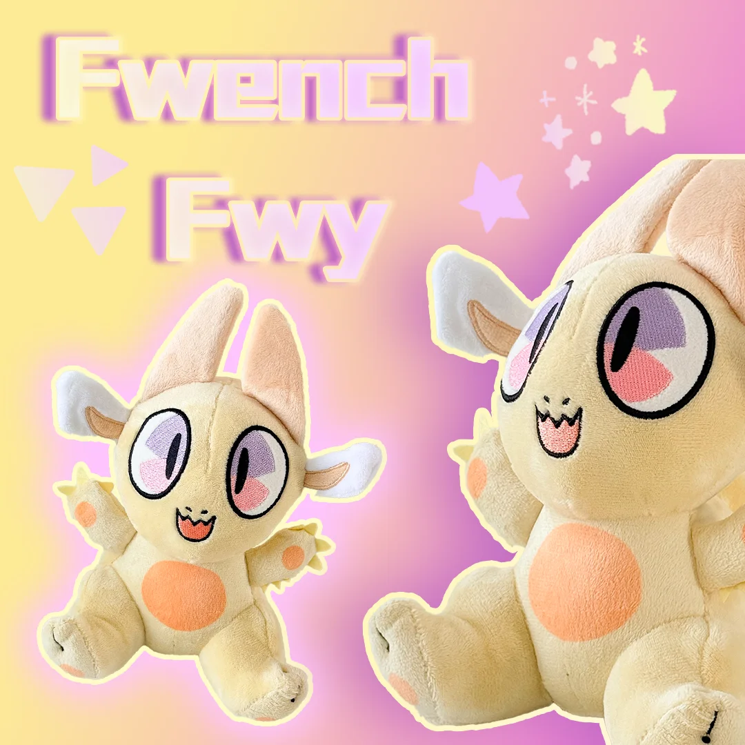 TreasuringU New 25cm Fwench Fwy Plush Toys Cute Soft Stuffed Anime ...