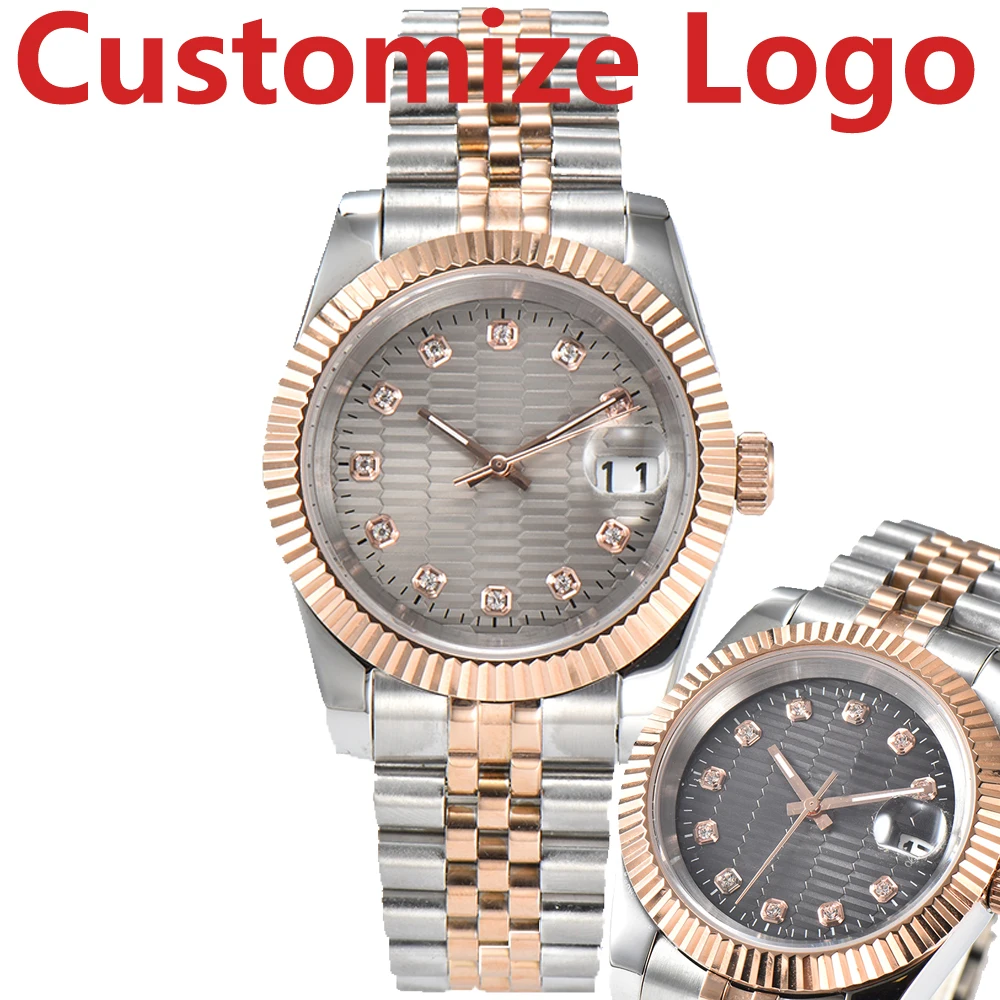 Customize-Logo-39mm-36mm-Automatic-Mechanical-Watch-NH35-Movement ...