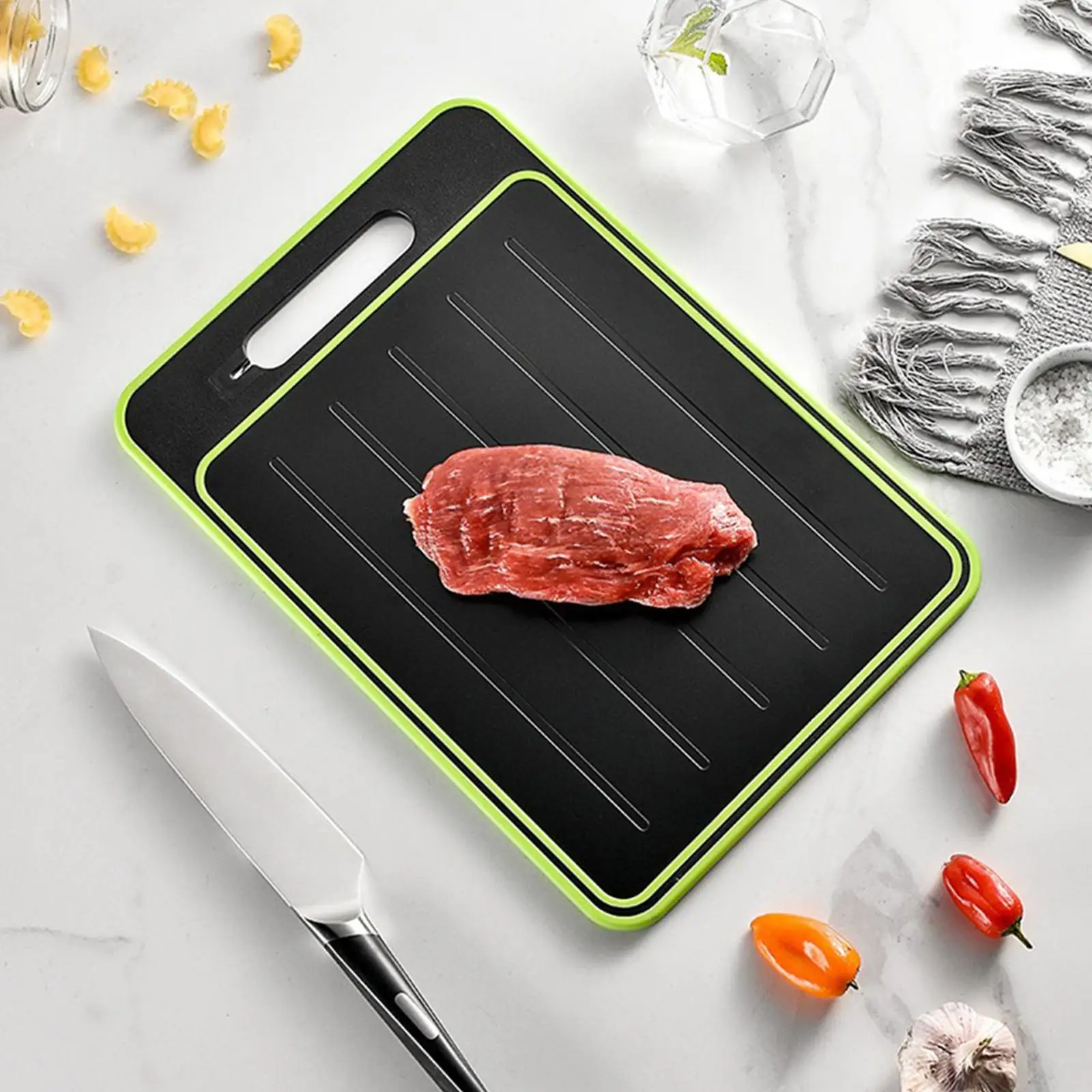 Liga-de-alum-nio-placa-de-descongelamento-r-pido-descongelando-bandeja ...