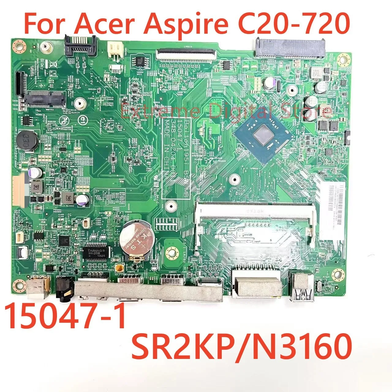 DBBC411001-For-ACER-Aspire-C20-720-laptop-motherboard-15047-1-with-CPU ...