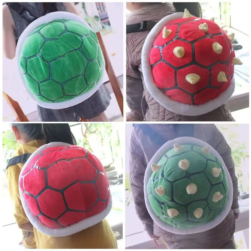 30cm-4-Style-Anime-Super-Koopa-Turtle-SchoolBag-Turtle-Shell-Green ...
