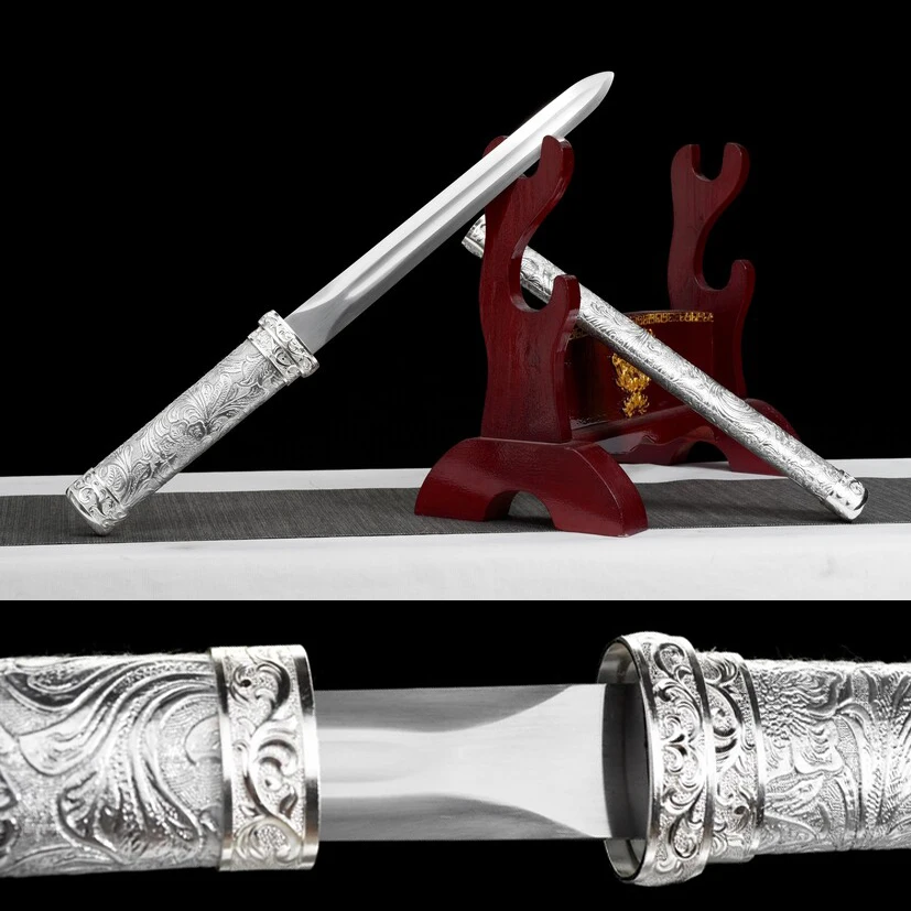 54cm-Medieval-Frost-Battle-Sword-True-Steel-Kung-Fu-Martial-Arts-Ninja ...