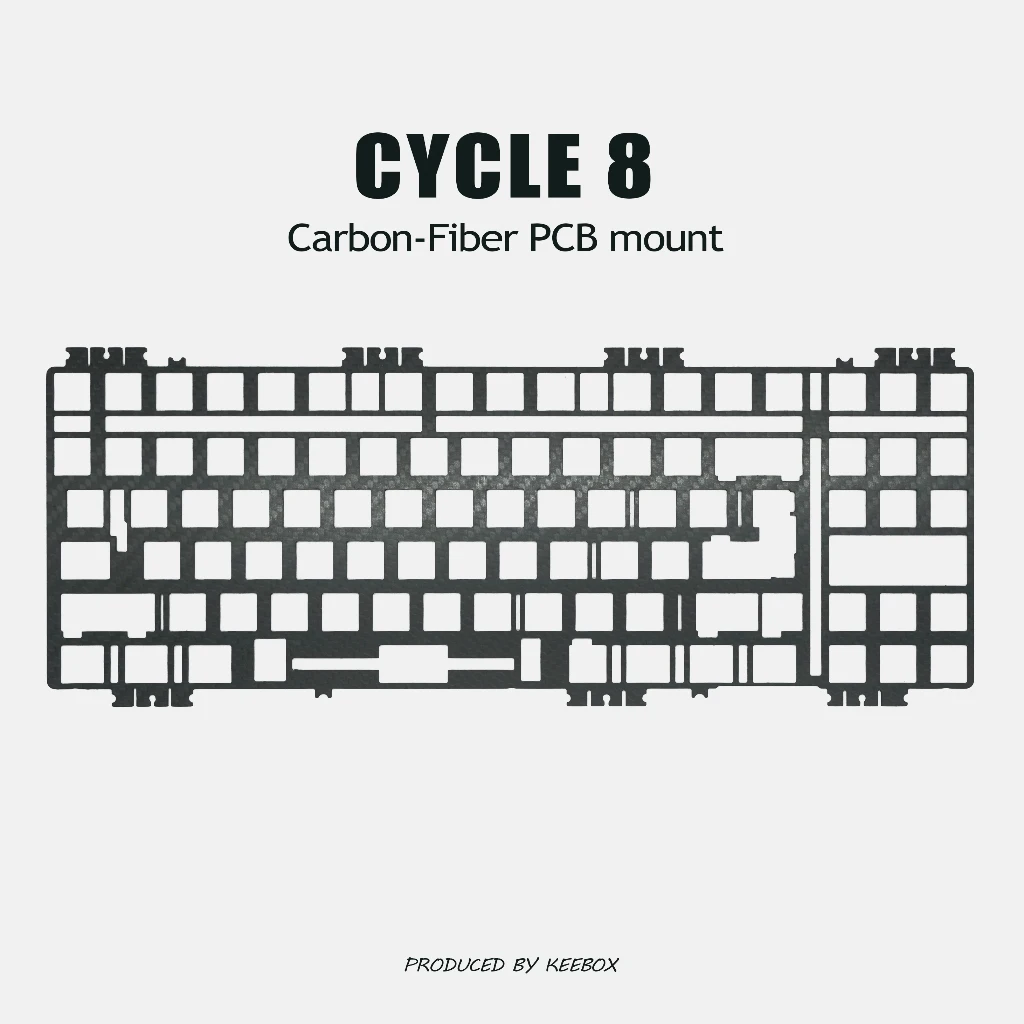 Keebox-TKD-Cycle8-PCB-Mount-Plate-Mount-Mechanical-Keyboard-Custom ...