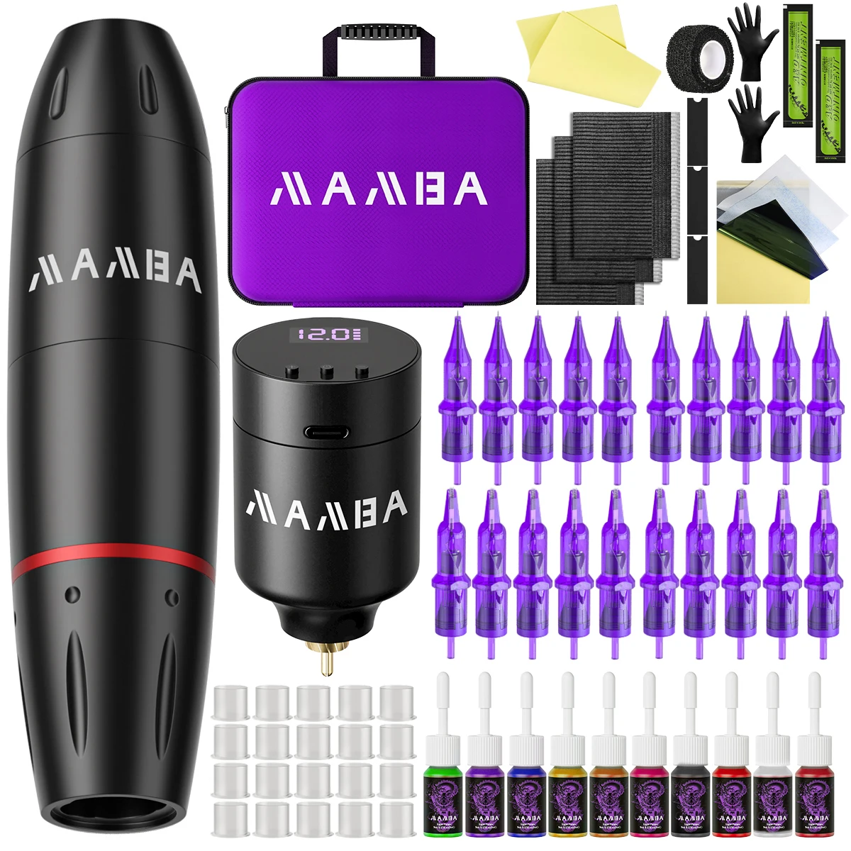 MAMBA-Kit-de-m-quina-de-tatuaje-bater-a-inal-mbrica-de-alta-capacidad ...