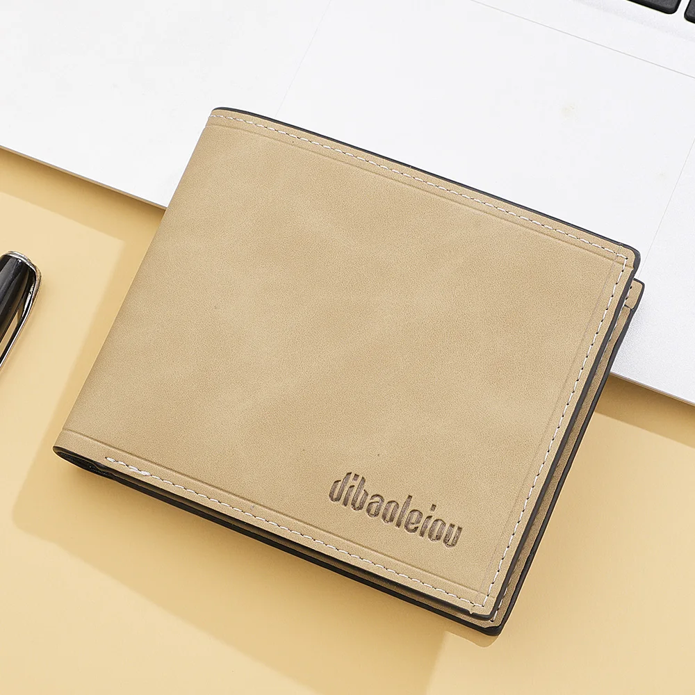 Cartera-plegable-de-PU-para-hombre-tarjetero-de-negocios-a-la-moda ...