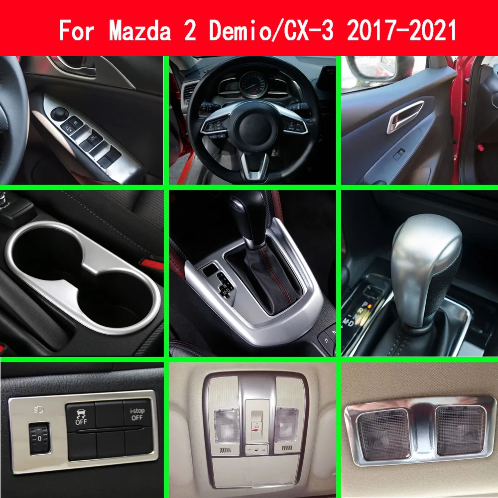 For Mazda CX-3 CX3 Mazda 2 2017 2018 2019 2020 2021 2022 ABS Plastic ...