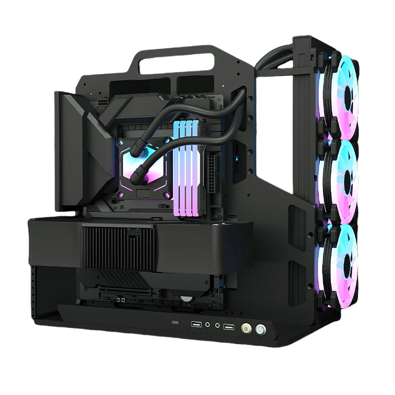 OCOCOO-YBO-computer-chassis-Aviation-aluminum-metal-AP-widened-open-PC ...