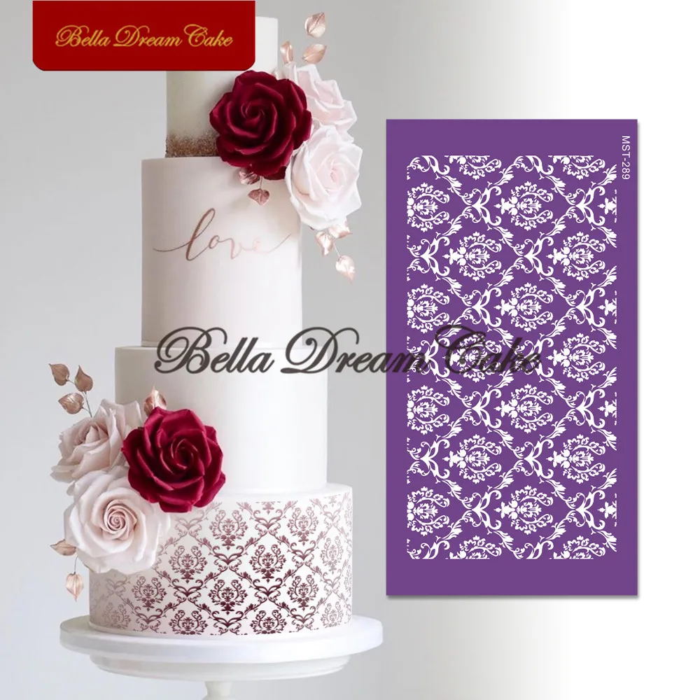 Scroll Stencils For Cakes