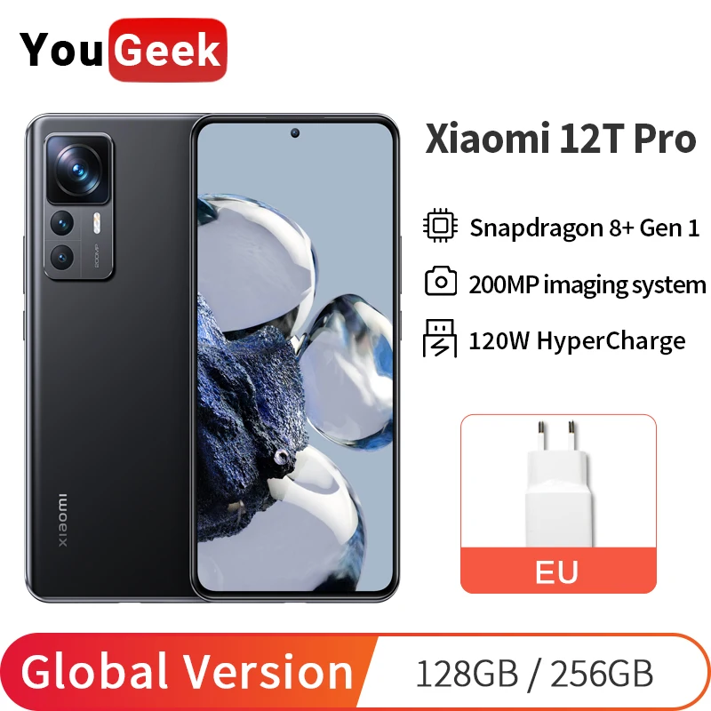 Global Version Xiaomi Mi 12T Pro 8GB/12GB 256GB 12 T 200MP Camera ...