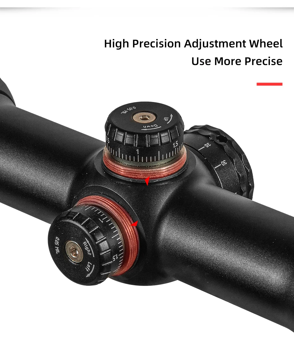 Fire Wolf 4-20X50 SF Riflescope Hunting Optics Scopes Adjustable Red ...