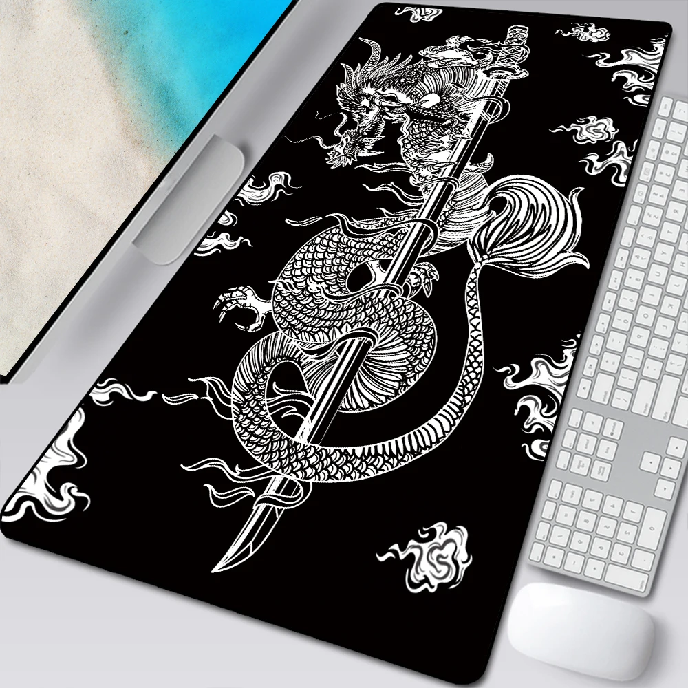 Dragon Mat Mousepad Gamer Office Mat Mouse Pad Light Gaming Room ...