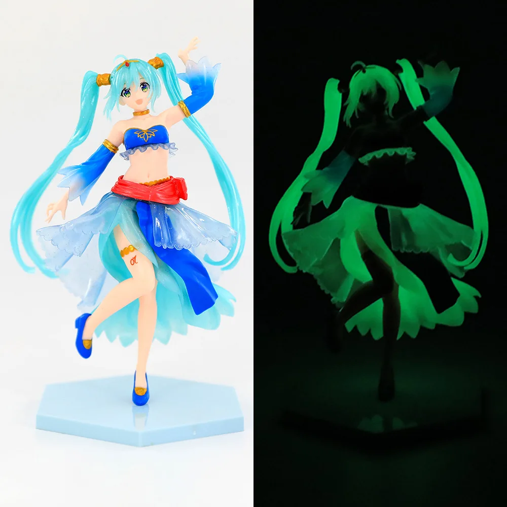 New Anime Glow Dancer Vocaloid Hatsune Miku Movable Doll Toy Girl PVC ...