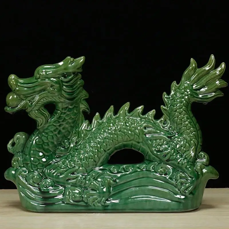 Statue-Tabletop-Ceramic-Dragon-Figurine-Desktop-Ceramic-Dragon-Statue ...