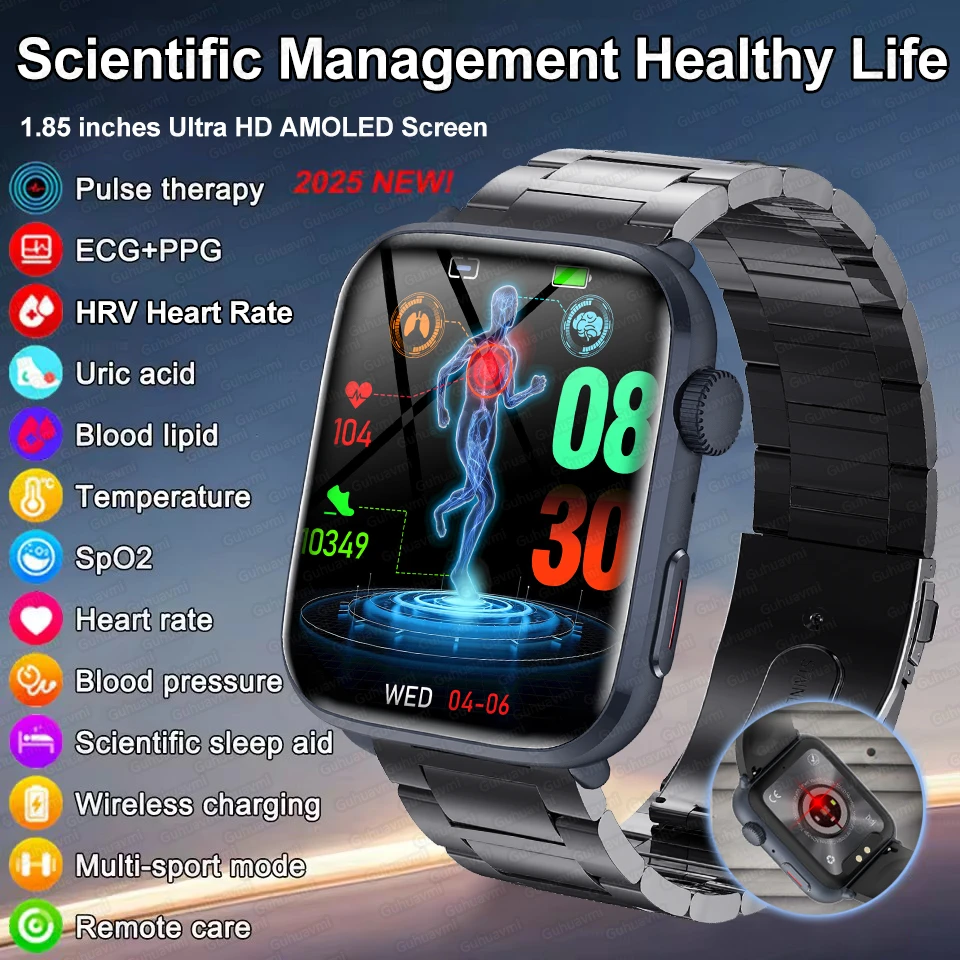 Micro Physical Examination Health Smartwatch Men Sports Fitness Tracker ...